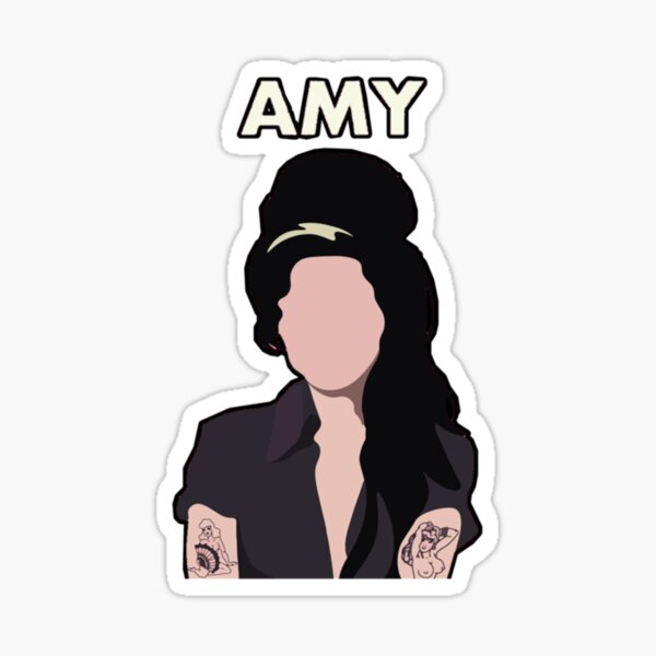 "AMY " Sticker for Sale by Jellyfrogclot | Redbubble