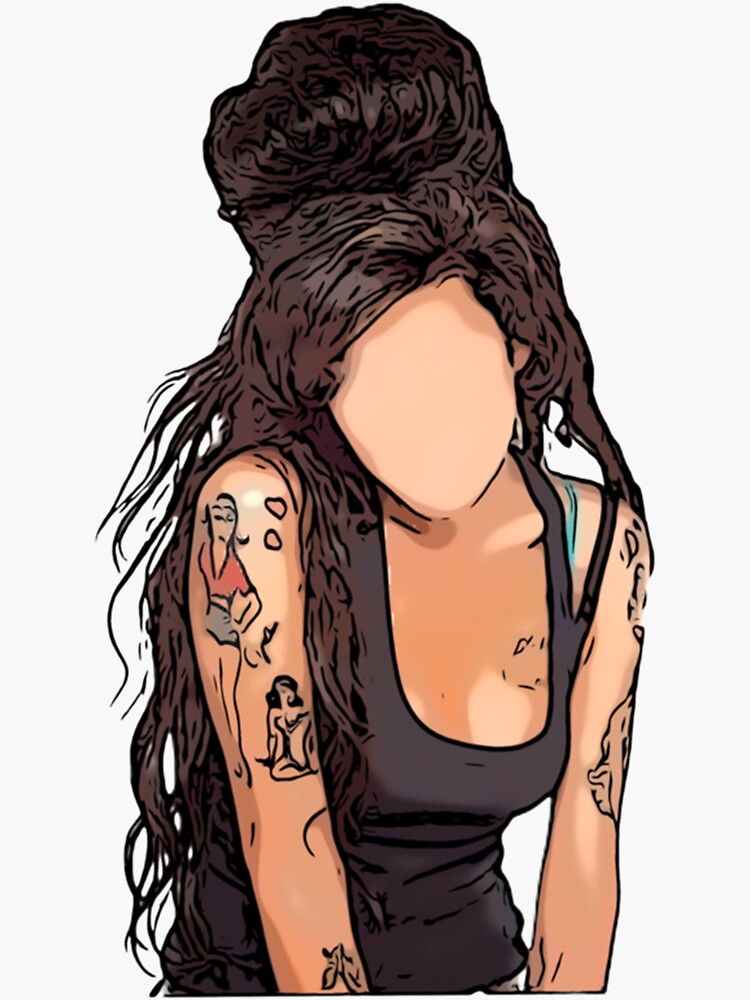 "Amy 3 " Sticker for Sale by Jellyfrogclot | Redbubble
