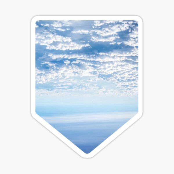 "Aesthetic Clouds Seamless Patterns Cute Clouds" Sticker for Sale by ...