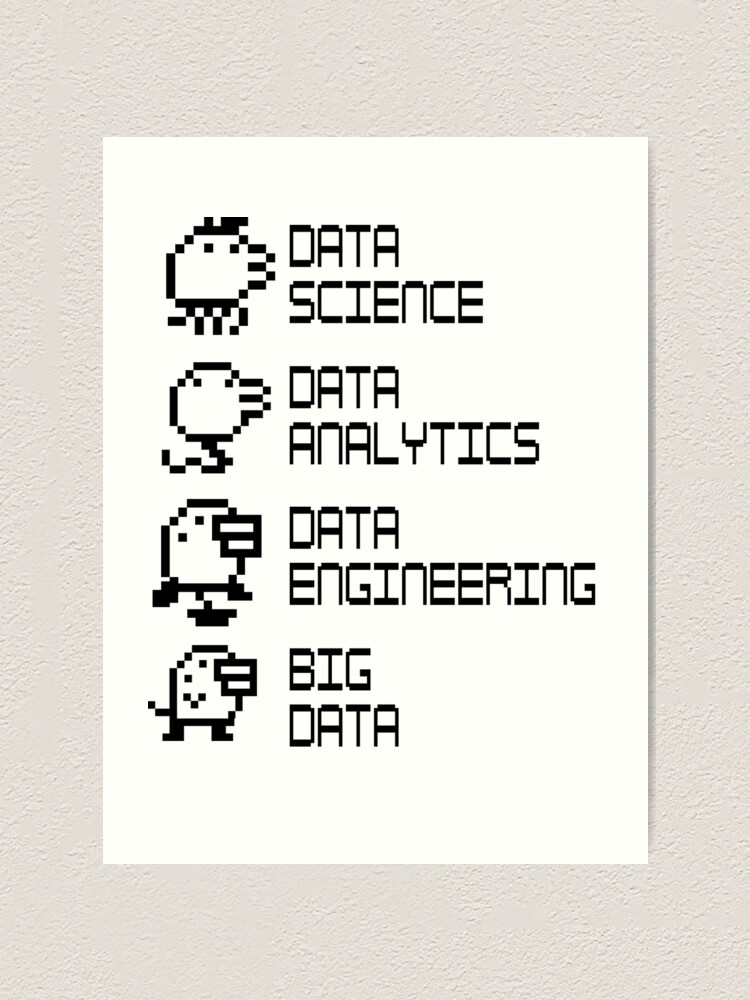 "big data data science what is big data data analytics data engineering" Art Print for Sale by ...