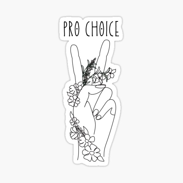 "Pro Choice Pro Roe 1973 Women's" Sticker for Sale by Es4clhoting ...
