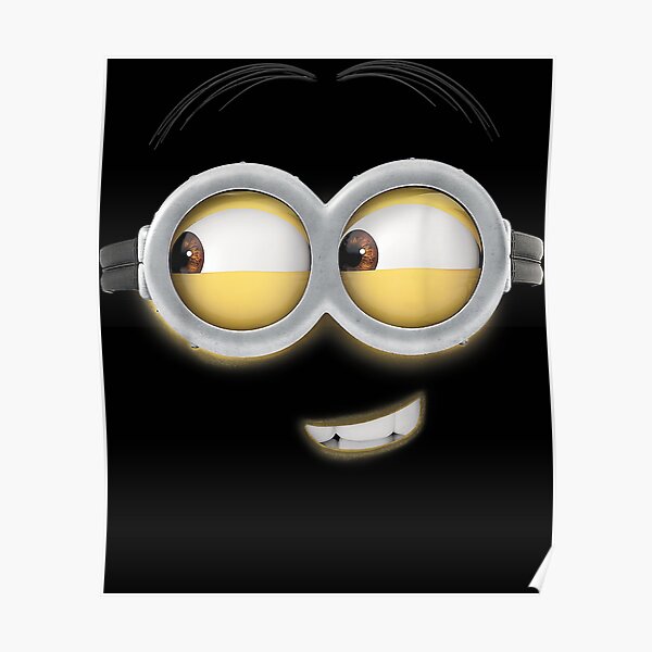 "Despicable Me Minions Dave Side Smile " Poster for Sale by ...