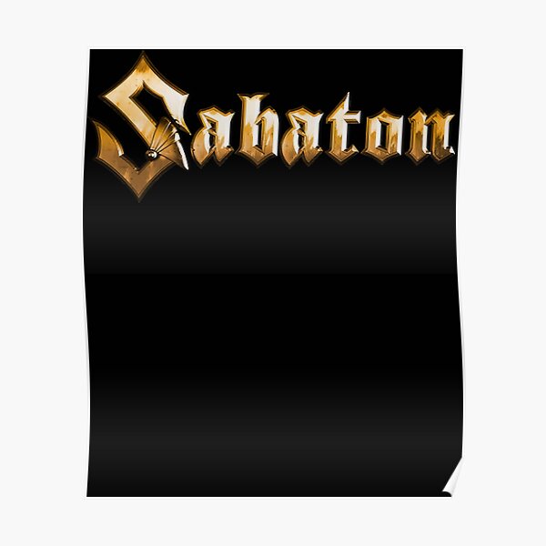 "Official Merchandise of Sabaton Band " Poster for Sale by ...