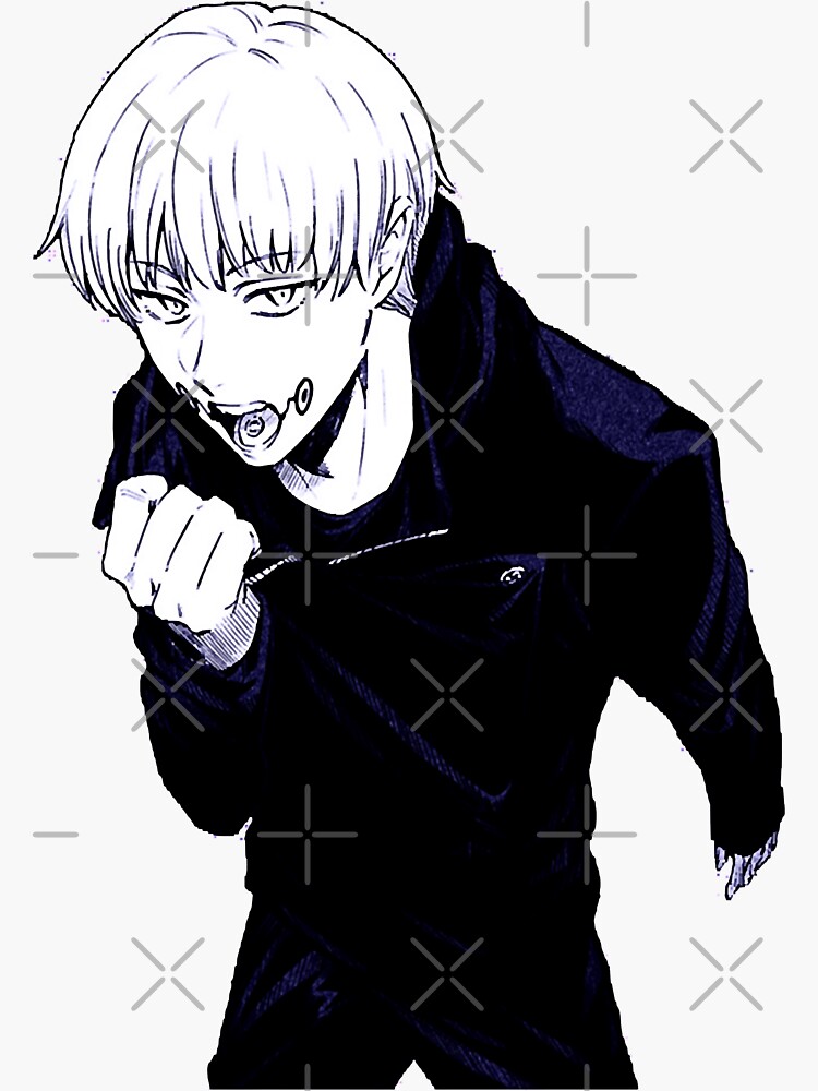 Pegatina «Cunning Snakes And Fangs Fight From The Mouth Inumaki Toge ...