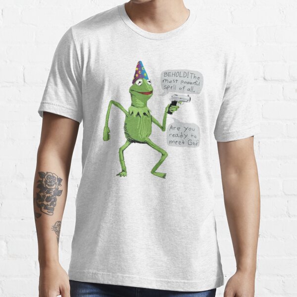 "Wizard Kermit with Gun behold the most powerful spell of all. are you ...