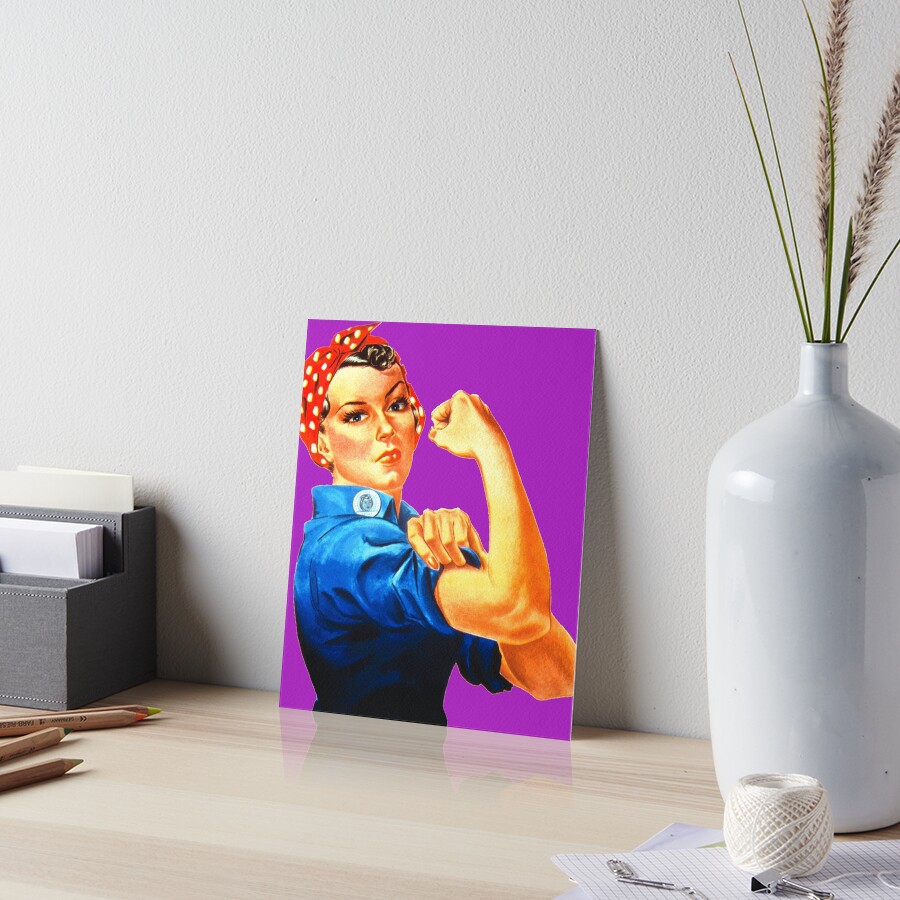 "Rosie the Riveter " Art Board Print for Sale by truthtopower | Redbubble