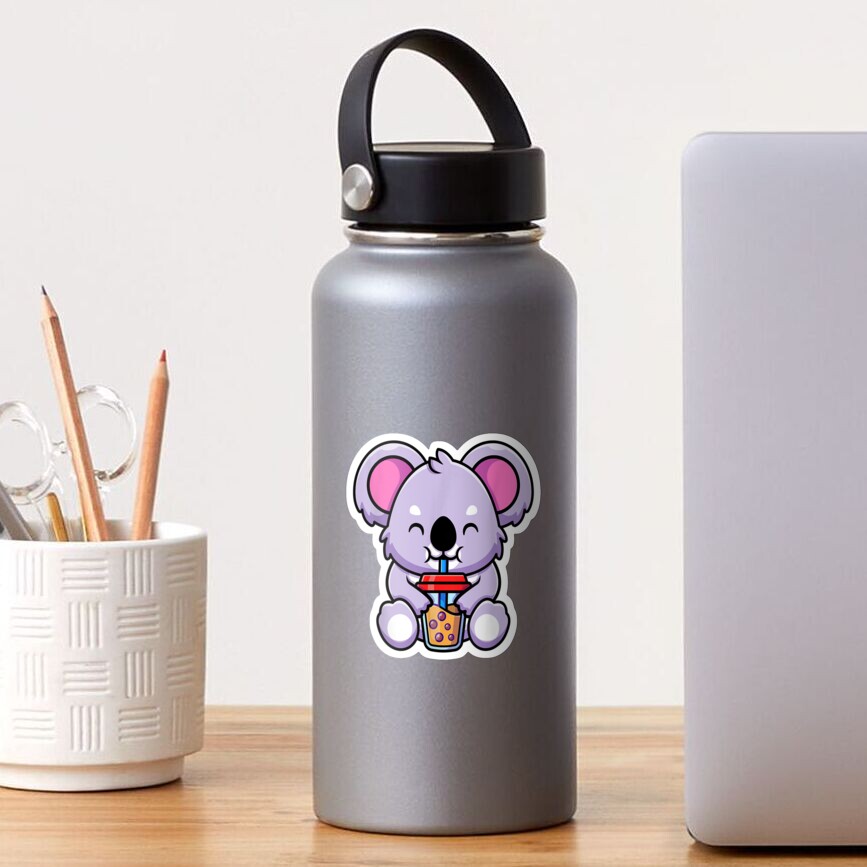"Kawaii Koala Bear Bubble Tea Getränk Koala liebt Boba Tea" Sticker von ...