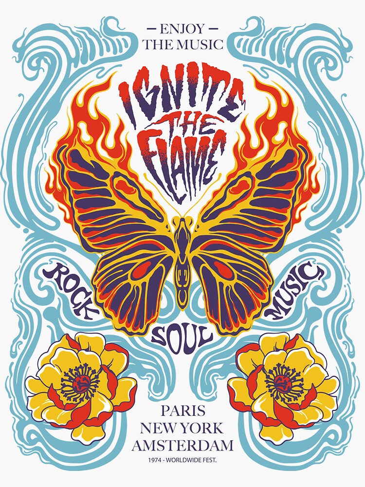 "Ignite The Flame" Sticker for Sale by CHAKR-art | Redbubble