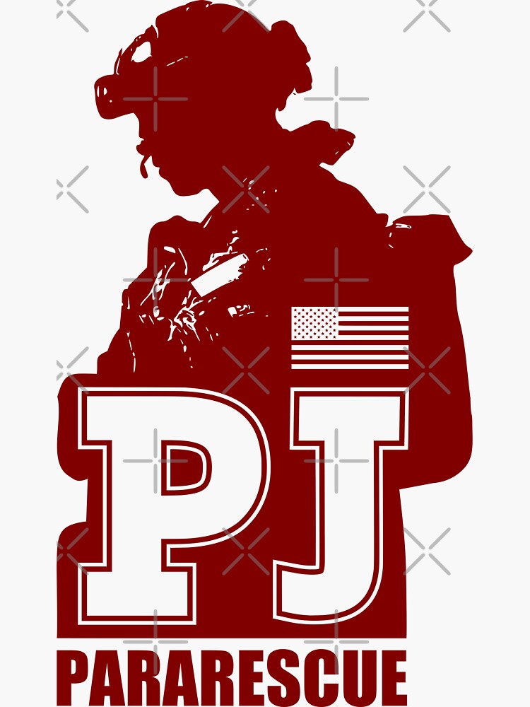 "PJ Pararescue" Sticker for Sale by StrongVlad | Redbubble