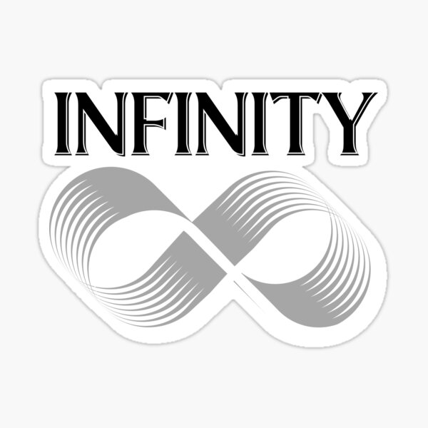 " Infinity shop" Sticker for Sale by ArtistLibrary | Redbubble