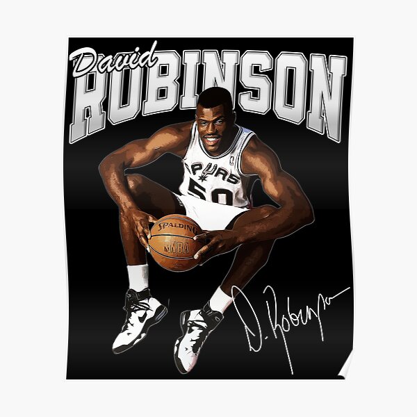 "David Robinson Basketball Legend Signature Vintage Retro 80s 90s ...
