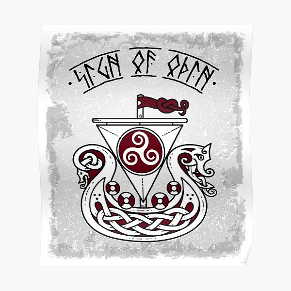 " Norse military ship OF ODEN" Poster for Sale by Emil1993 | Redbubble