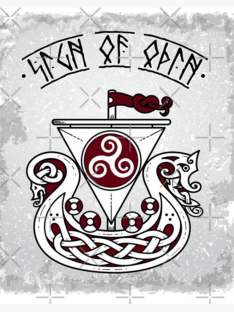 " Norse military ship OF ODEN" Art Board Print for Sale by Emil1993 ...