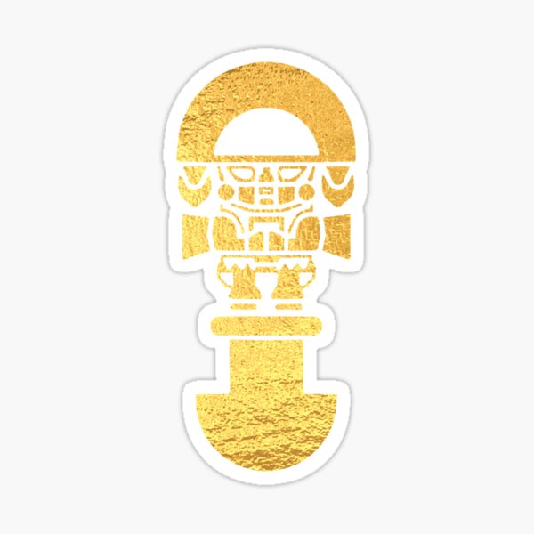 "Inti_ Sun God_ Inca_ " Sticker for Sale by StitchwithC | Redbubble