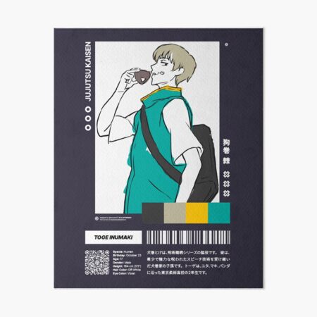 "Cunning Snakes And Fangs Fight From The Mouth Toge Inumaki - Jujutsu ...