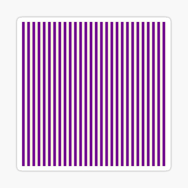 "Thin Violet and Beige Stripes | Thin Vertical Stripes |" Sticker for ...