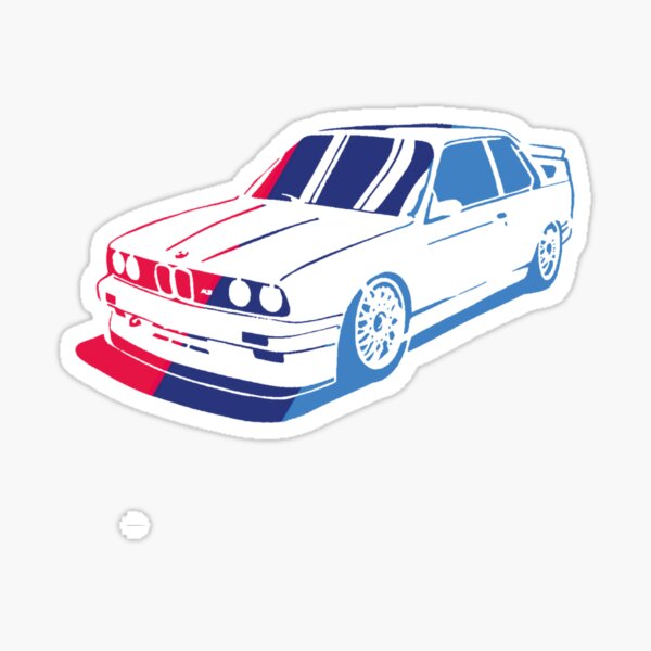 "M3 Tricolor" Sticker for Sale by LanderLand | Redbubble