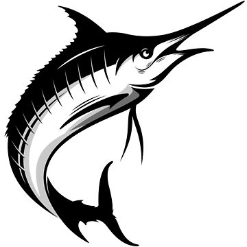 "steelfish marlin swordfish clothes" Sticker for Sale by STEELFISH6 ...