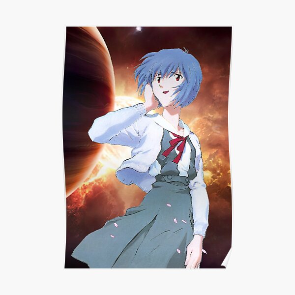 "rei ayanami" Poster for Sale by AnimeVision | Redbubble