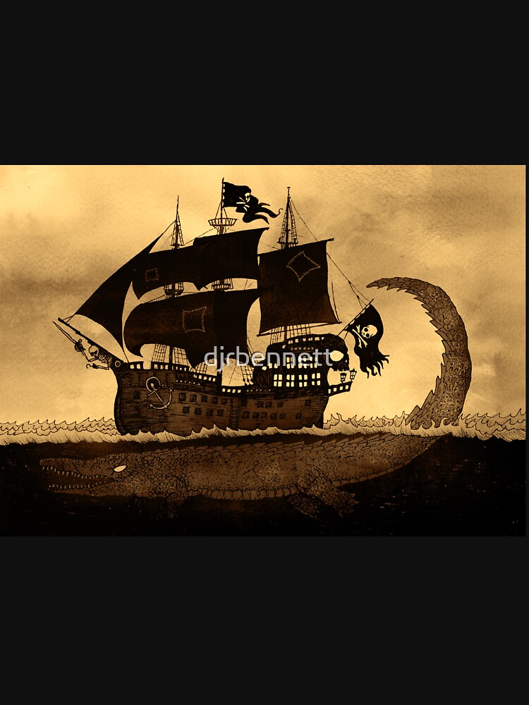 "Tick tock the croc & Jolly Roger" T-shirt for Sale by djrbennett ...