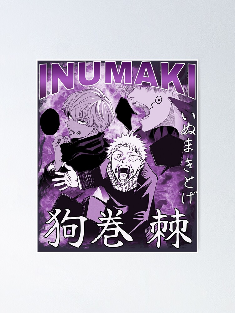 Póster «Experimenta el pensamiento táctico en combate Toge Inumaki ...