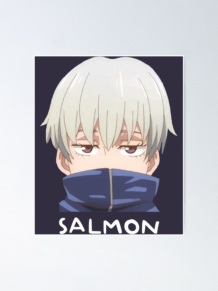 "Active Weapons Fighting From Mouth Toge Inumaki Salmon Retro" Poster ...