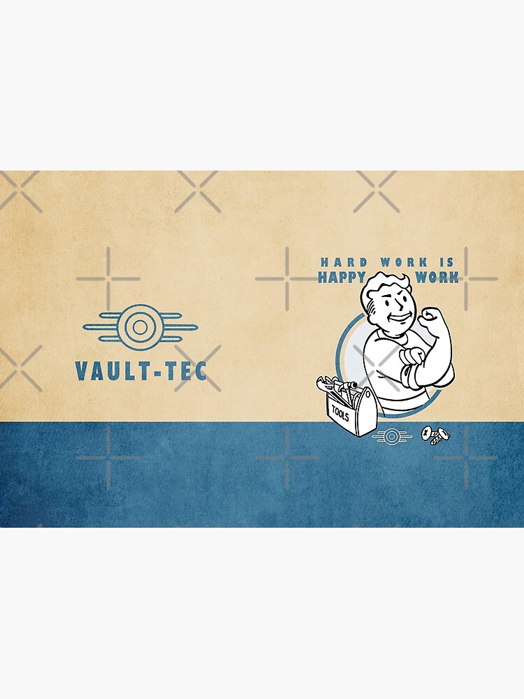 "Fallout 4 Vault Boy Poster - 10/14 ┃Hard Work Is Happy Work┃ Post ...