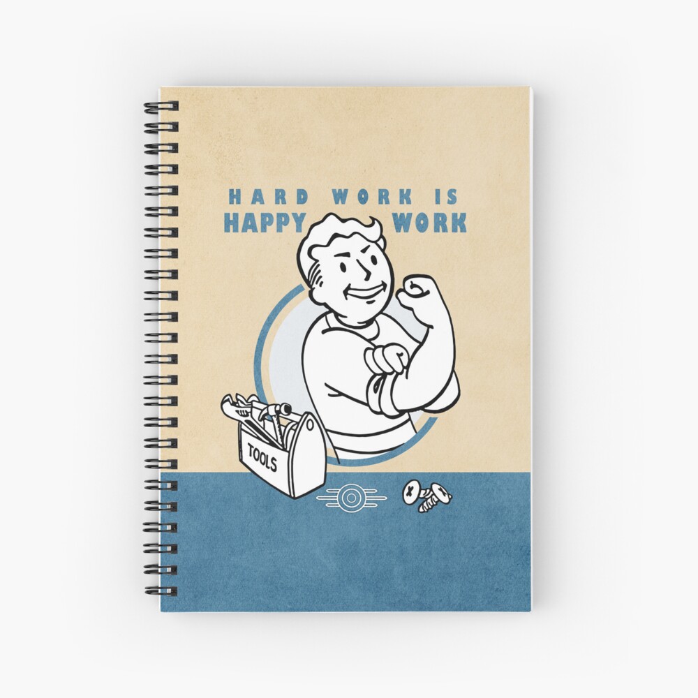 "Fallout 4 Vault Boy Poster - 10/14 ┃Hard Work Is Happy Work┃ Post ...