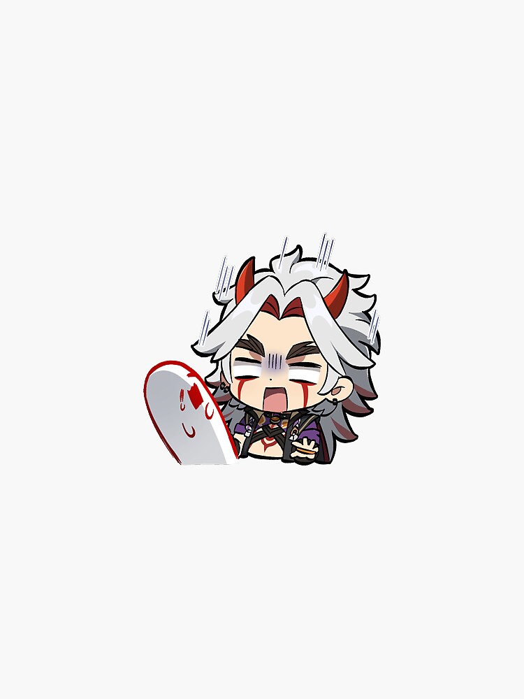 Arataki Itto Sticker Genshin Impact Game Character Waterproof Sticker For Sale By Naiizak