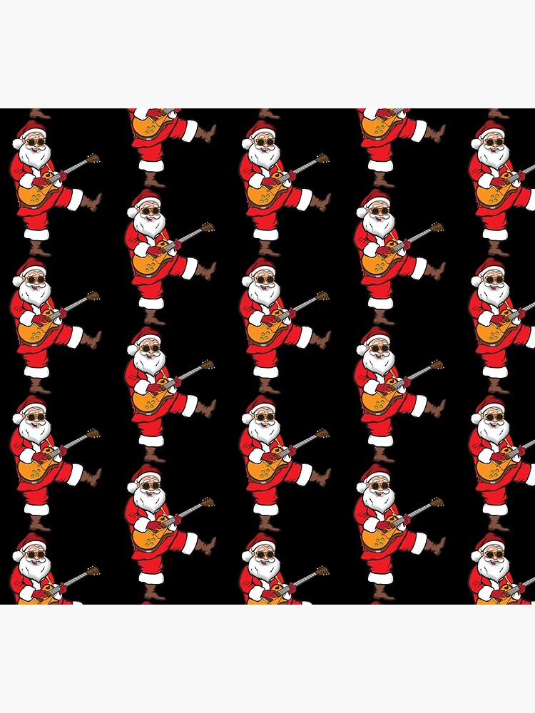 "Guitar Christmas Hard Rock Santa Claus Guitarist Gift" Socks for Sale ...