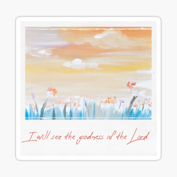 "Psalm 27" Sticker for Sale by Rising-Light | Redbubble