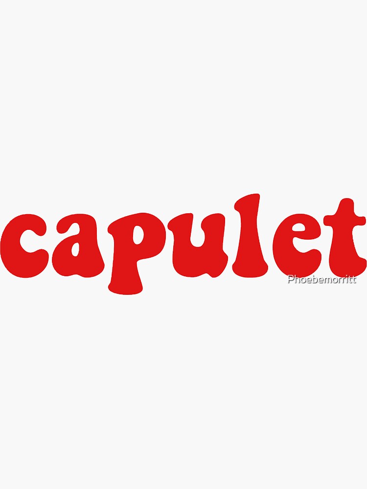 "Capulet" Sticker for Sale by Phoebemorritt | Redbubble