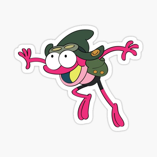 "Amphibia Sprig Jump " Sticker for Sale by PerryPau | Redbubble