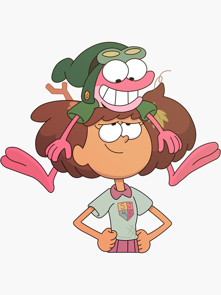 "Anne and Sprig Amphibia " Sticker for Sale by PerryPau | Redbubble