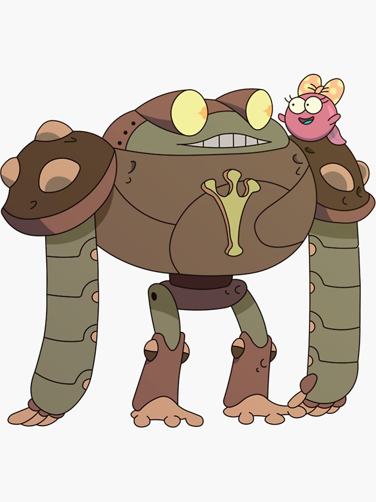 "Polly and Frobo Amphibia " Sticker for Sale by PerryPau | Redbubble