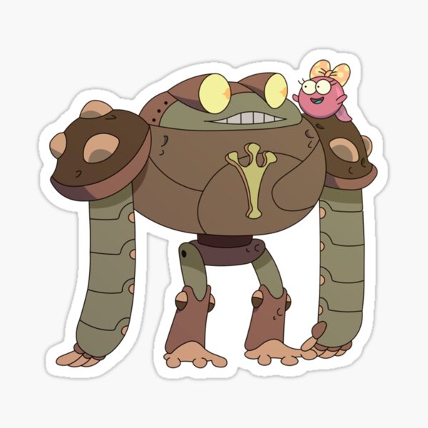 "Polly and Frobo Amphibia " Sticker for Sale by PerryPau | Redbubble