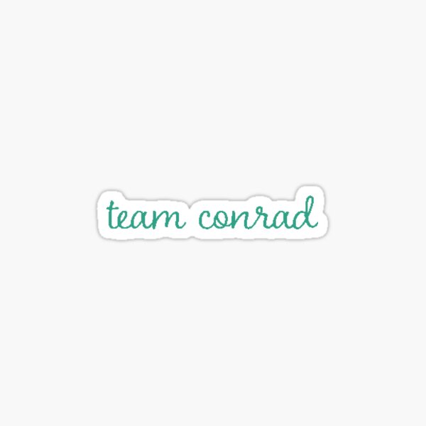 "team conrad! the summer i turned pretty" Sticker by ethelabel | Redbubble