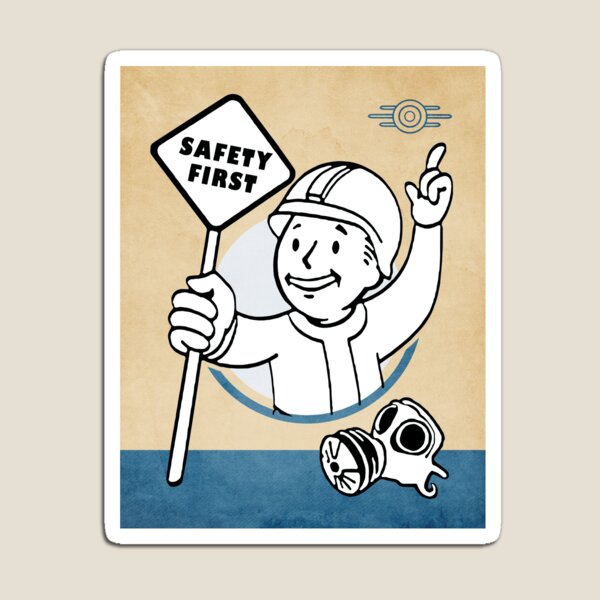 "Fallout 4 Vault Boy Poster - 13/14 ┃Safety First┃ Post-Apocalytpic War ...