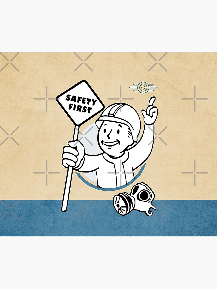 "Fallout 4 Vault Boy Poster - 13/14 ┃Safety First┃ Post-Apocalytpic War ...