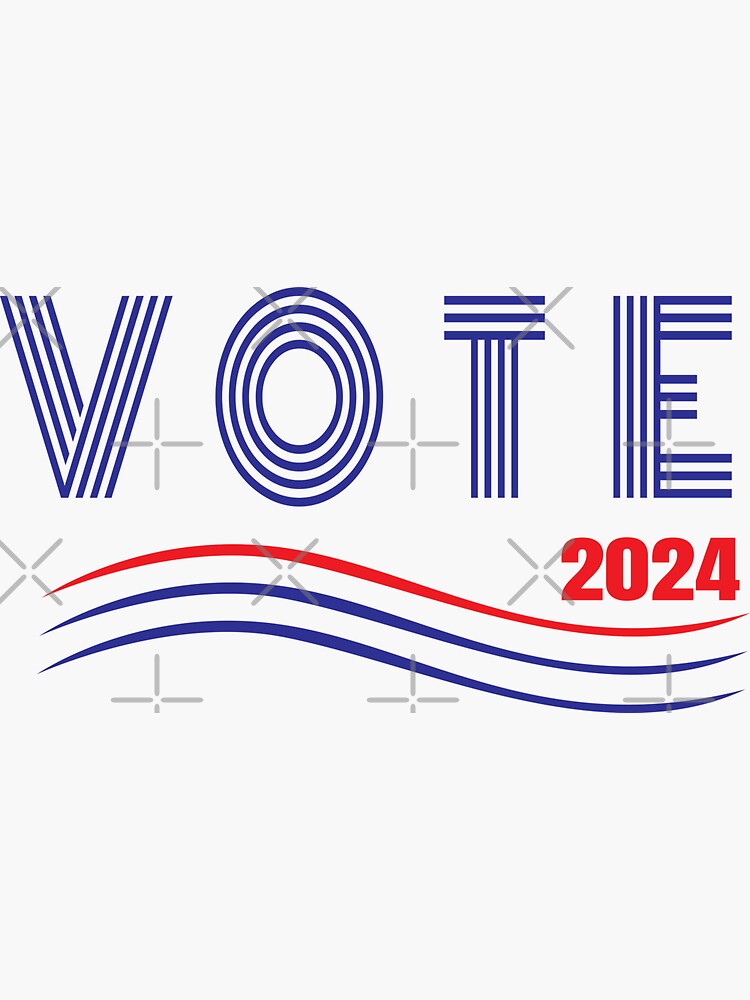 "Vote 2024 United States Presidential elections" Sticker for Sale by ...