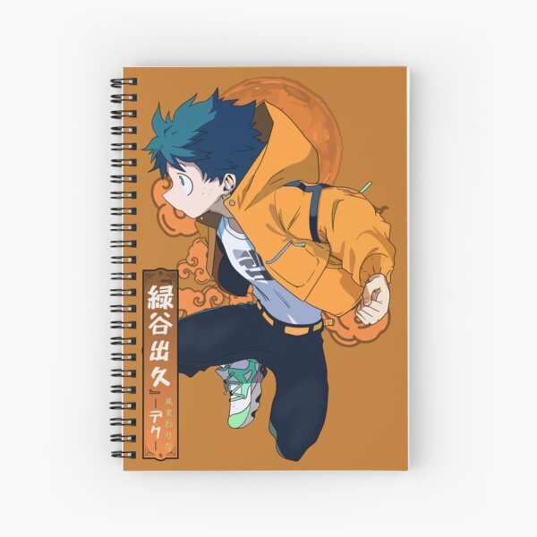 "Midoriya Izuku The Ninth - My Hero Academia" Spiral Notebook for Sale ...