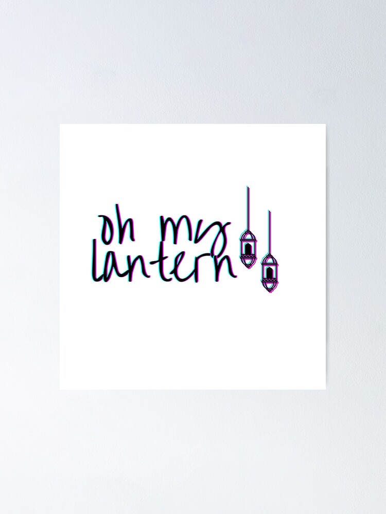 "Oh My Lantern Pun" Poster for Sale by CrystalCandor | Redbubble