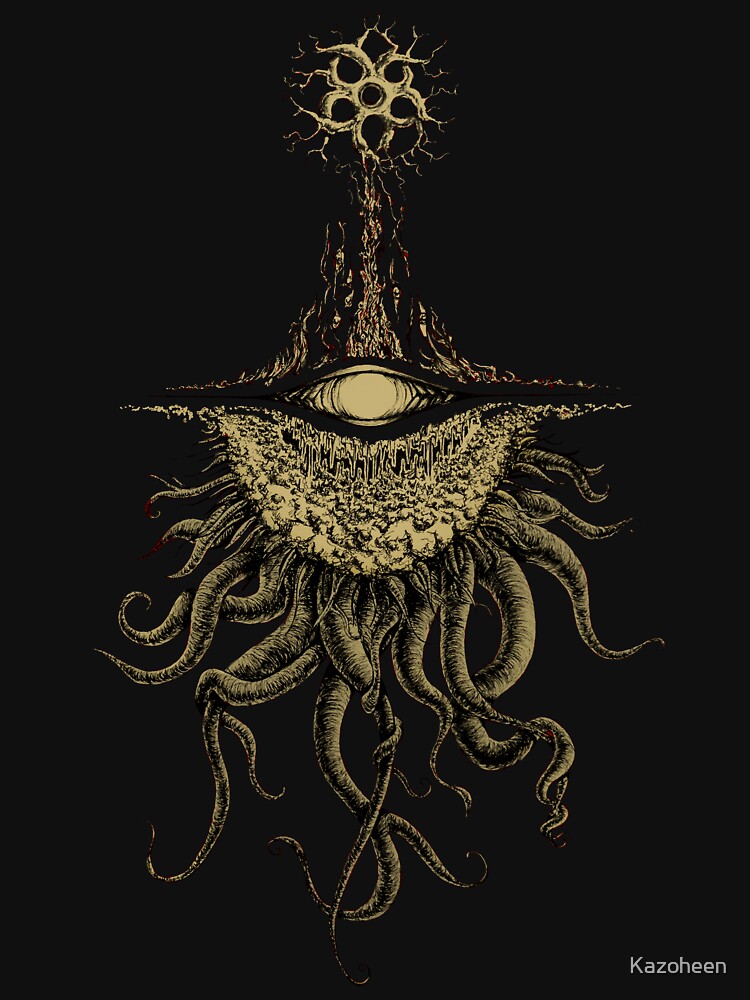 "Azathoth" T-shirt for Sale by Kazoheen | Redbubble | lovecraft t ...
