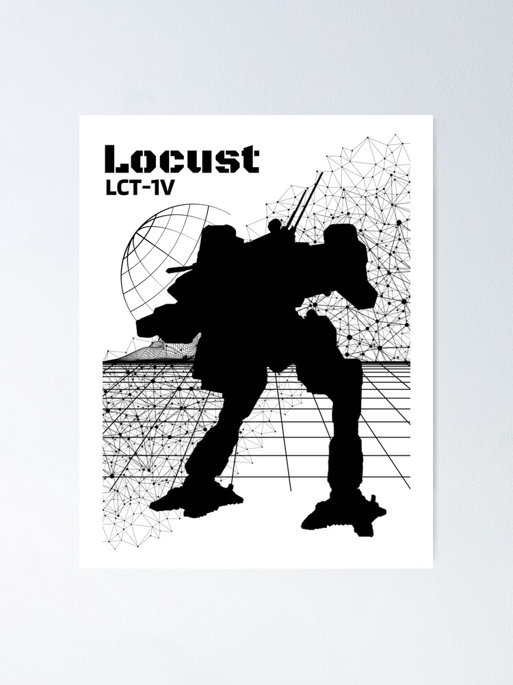 "Mechwarrior Battletech. Locust. All Sistems Nominal" Poster for Sale ...