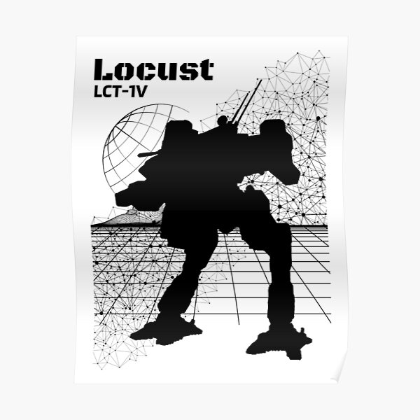 "Mechwarrior Battletech. Locust. All Sistems Nominal" Poster for Sale ...
