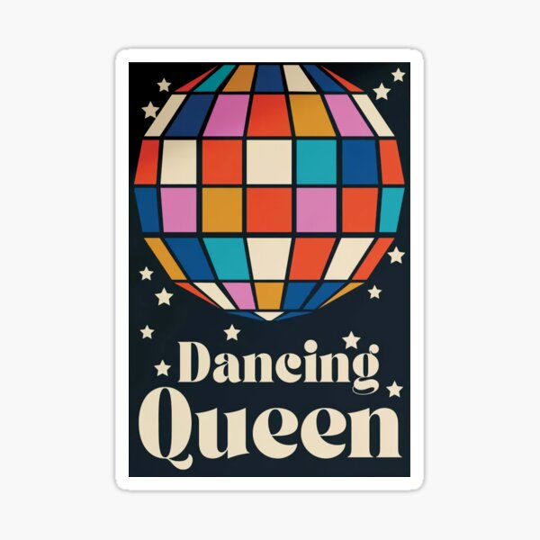 "The Dancing Queen Poster" Sticker for Sale by edwarsarah0 | Redbubble