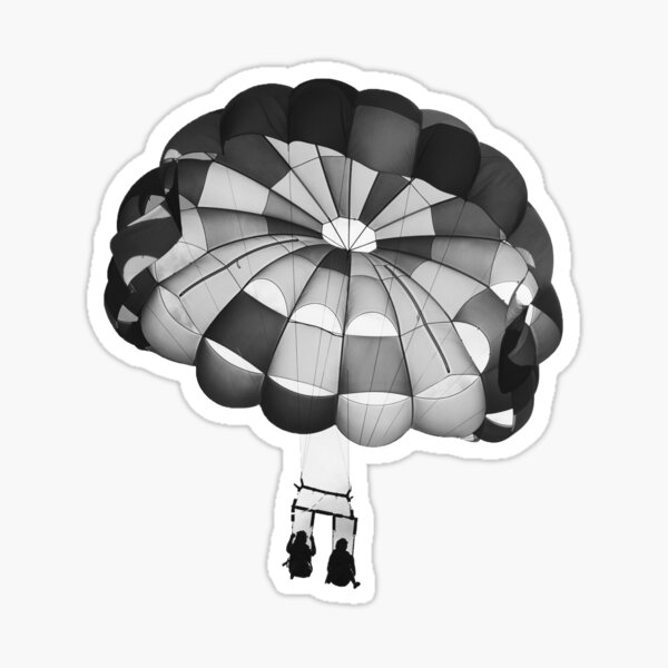 "Parasailing" Sticker by zoecul | Redbubble
