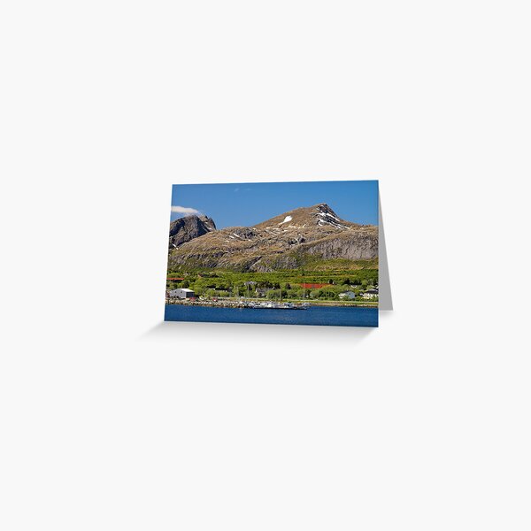 "Leknes Landscape, Lofoten Islands, Norway" Greeting Card for Sale by ...