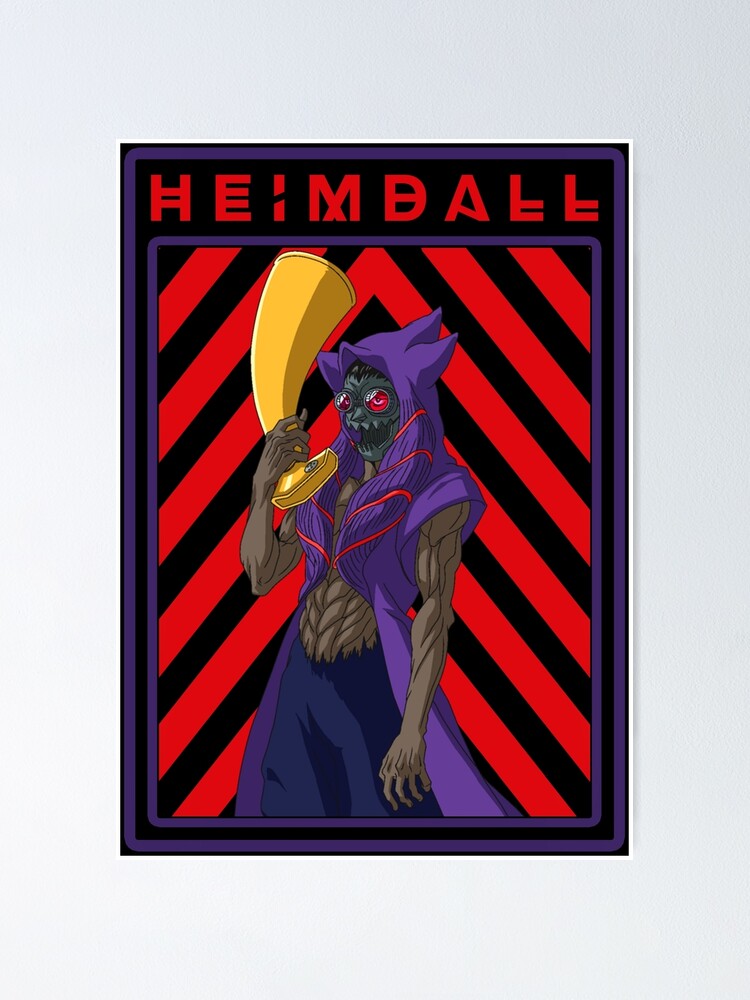 "RECORD OF RAGNAROK - HEIMDALL" Poster for Sale by UNCHMUNCH | Redbubble
