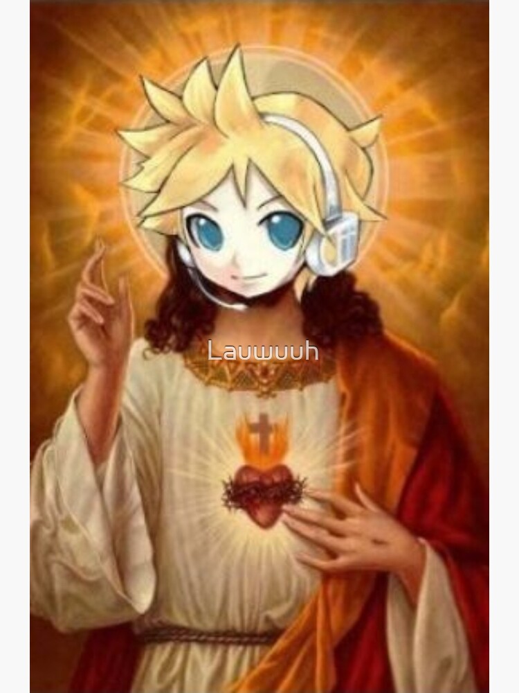 "kagamine len meme" Poster for Sale by Lauwuuh | Redbubble